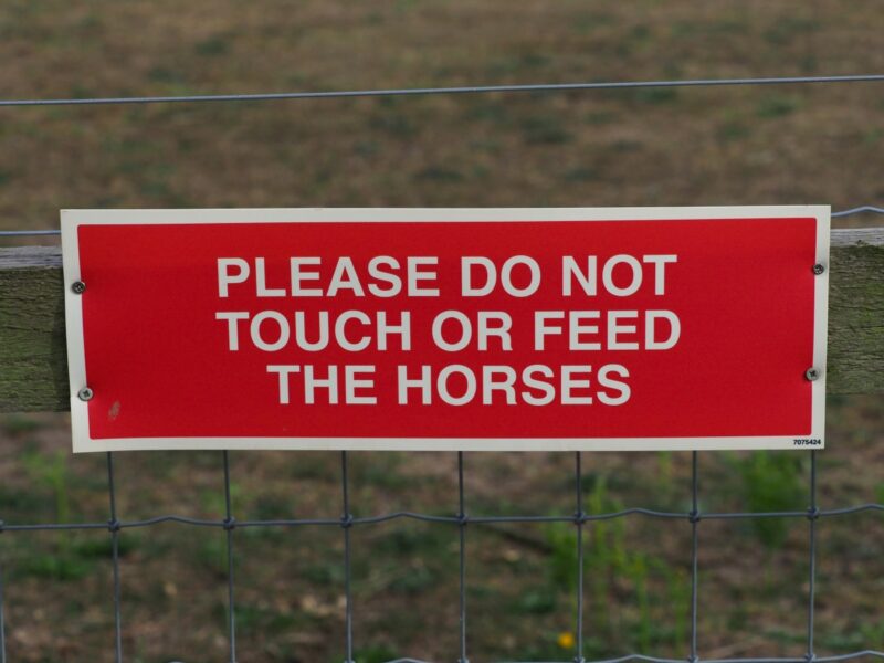 Posting Warning Signs On Horse Properties - Equine Legal Solutions